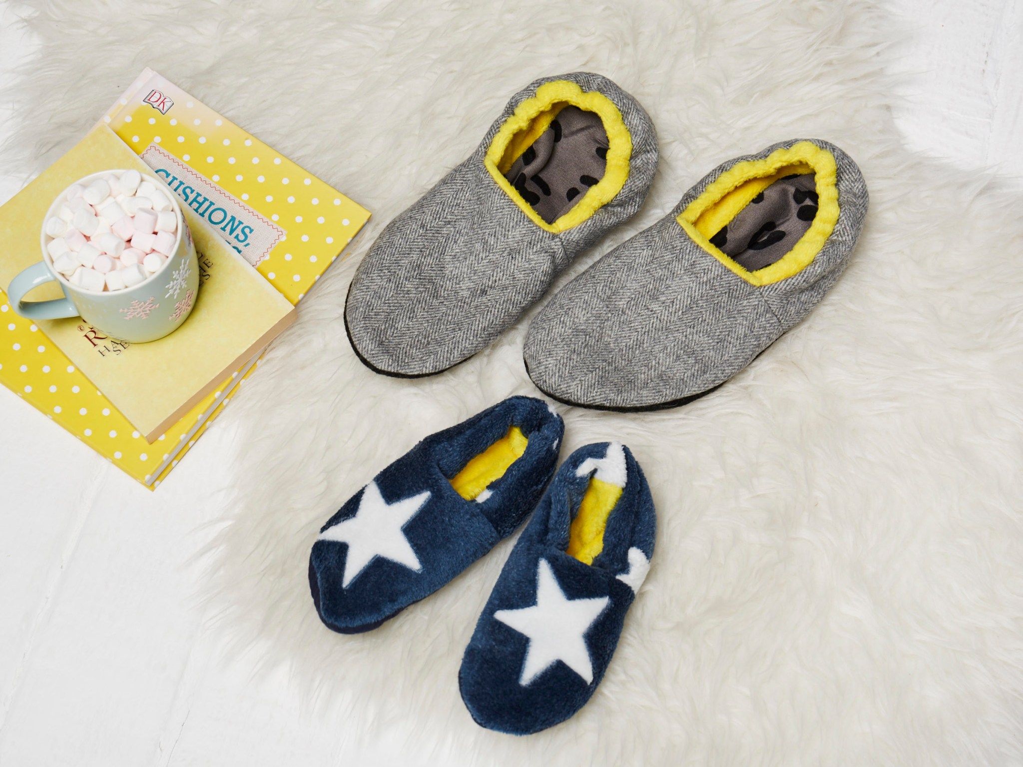 Sew your own DIY cosy slippers – no pattern required! – Grinlow Studio